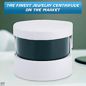 Sonic Cordless Denture Cleaner for Jewellery Ring, Necklace, Coins & Dentures - Portable Battery Vibrating Machine for Professional or Personal Use