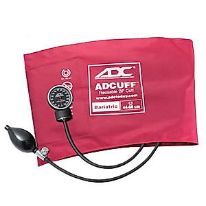 American Diagnostic Corporation Diagnostix 720 Pocket Aneroid Sphygmomanometer X-Large Burgundy