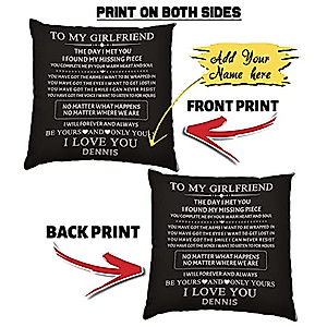 I Will Forever and Always Be Yours, Customized Girlfriend Pillow Including Pillow Insertion, Valentine Gift, Best and Premium Quality, Soft and Comfortable to Enjoy Deep Sleep