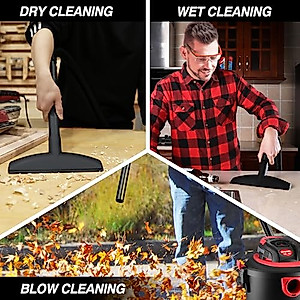 Shop-Vac 2035089 5 Gallon Wet/Dry Vacuum, 2.5 Peak HP, 1.25 Inch Diameter x 7 Foot Hose, 7 Ft Cord Length, Includes Extension Wands and Nozzle