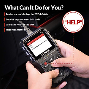 2024 Elite LAUNCH OBD2 Scanner CR529 Code Reader Check Engine Light for All OBDII Car After 1996 Full OBD2 Functions Mode 8, I/M Readiness DTC Lookup Lifetime Free Update Scan Tool [Upgrade Version]