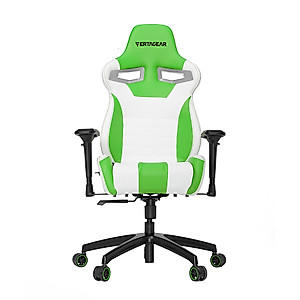 Vertagear S-Line SL4000 Racing Series Gaming Chair - White/Green (Rev. 2)
