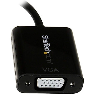 StarTech.com DisplayPort to VGA Adapter - Active DP to VGA Converter - 1080p Video - DP/DP++ Source to VGA Monitor Cable Adapter - DP to VGA Adapter Dongle Digital to Analog - DP 1.2 to VGA (DP2VGA3)