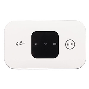 Portable Internet Hotspot, 150Mbps High Speed 4G Strong Coverage Unlocked SIM Card Router Supports Band B1/3/5/7/8/20/40, for Home, Office, Travel