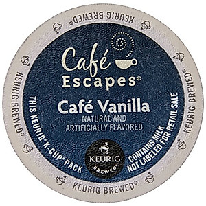 Cafe Escapes Cafe Vanilla K-Cups 1 Box (12 K-Cups)