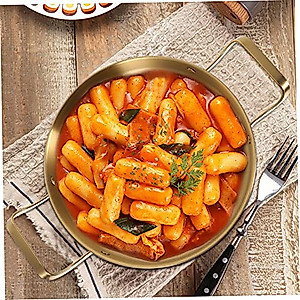 Yardwe Korean Army Pot Metal Cooking Utensils Japanese Omelette Pan Nonstick Korean Soup Pot Food Steamer Korean Ramen Pots Stock Pot Pasta Pot Household Pan Home Pan Cooking Tool Asia