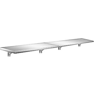 AHLOKI Concession Shelf Stainless Steel Drop Down Folding Serving Food Shelf Stand Serving for Concession Trailer Serving Window,48L X 12W Inch