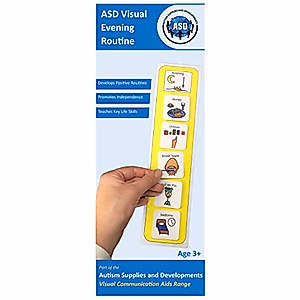 Morning/Evening Routine Bundle (Plastic, Washable, Visual schedules for Autism/Learning Disabilities/ADHD)