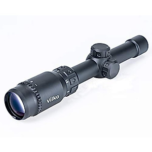 Viiko Long Eye Relief Scope 1-5x24 LPVO Half Mildot Reticle 7.6’ Eye Relief Fits Mosin 1891/30 M39 M44 Huge Eye Box