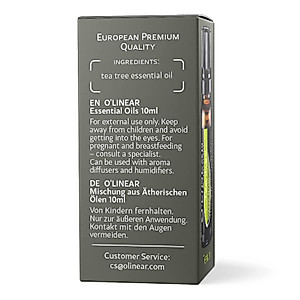 10 ml Tea Tree Essential Oil Pure Aromatherapy, Oil for Diffusers for Home, Candle Making & Soap Craft, 0.33 Fl Oz 100% Natural Melaleuca Oil Aroma Drops for Humidifier & Air Tea Tree Aroma Therapy