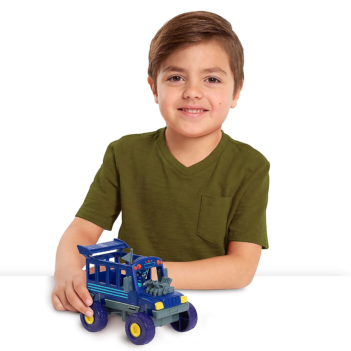 Just Play PJ Masks Vehicle Night Ninja and Bus, Kids Toys for Ages 3 Up
