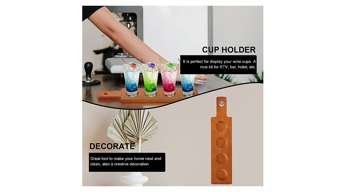 Kichvoe Wine Flight Board - Perfect for Tastings