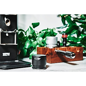 IKAPE Coffee Products, 53MM Espresso Tamper, Premium Barista Coffee Calibrated Tamper with Spring Loaded, 100% Stainless Steel Tamper Compatible with 54MM Breville Bottomless Portafilter (Black)