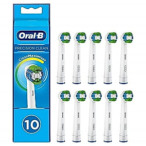 Braun Oral-B 4210201321699 Precision Clean Toothbrush Heads with Cleanmaximiser Bristles for Optimal Cleaning Pack of 10