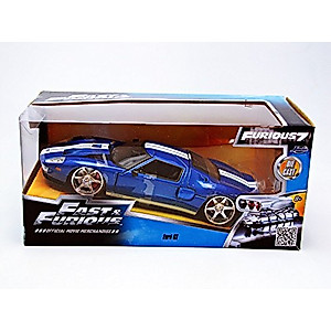 Fast & Furious 1:24 2005 Ford GT Die-cast Car, Toys for Kids and Adults
