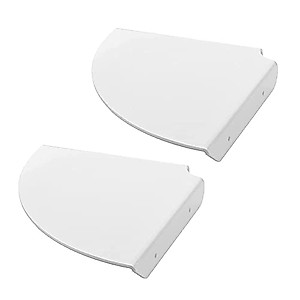 2pcs Corner Shelf Wall Mount, Floating Corner Shelves Wall Display Shelf, Corner Shelves for Wall Decor Collection Storage, Corner Storage Organizer Shelf for Bathroom Kitchen Bedroom
