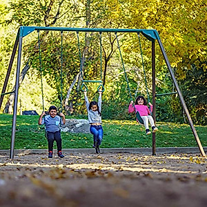 Lifetime Metal Swing Set, Earthtone