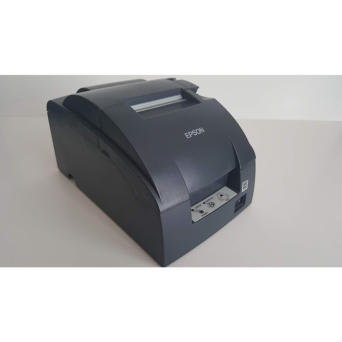 Epson C31C514767 Epson, TM-U220B, Dot Matrix Receipt Printer, Ethernet (E04), Epson Dark Gray, Auto Cutter, Power Supply Included Replaces C31C514667 (Renewed)