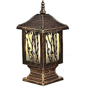 Outdoor Post Light Outdoor Post Light -Water-Resistant Pillar Light, Community Courtyard Garden Door Patio Stigma Lamps -Modern Home Outdoor Post Lights