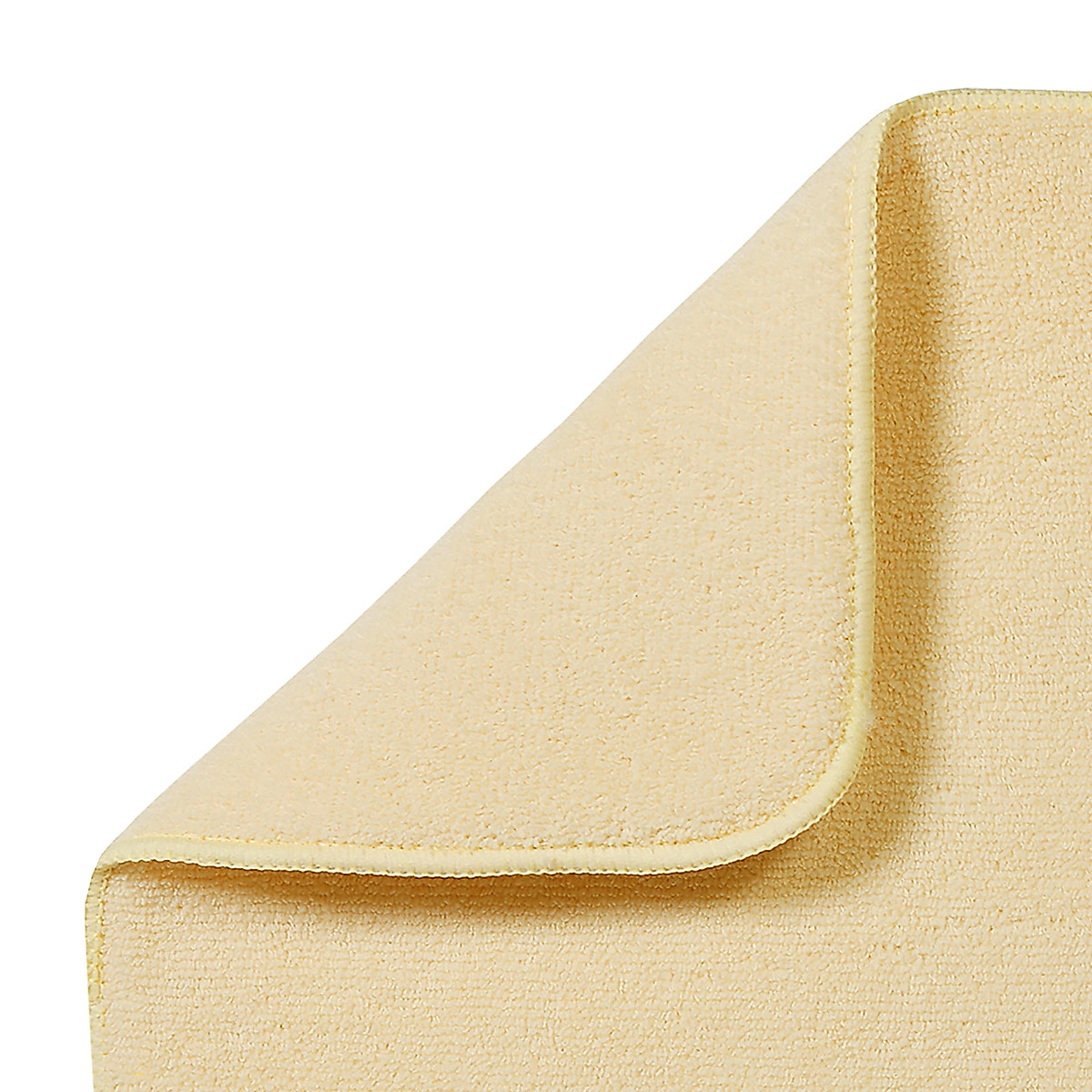 Kitchen Basics Dish Drying Mat XL for Kitchen, Absorbent, Reversible Microfiber Dish Mat, 18 Inch x 24 Inch, Cream