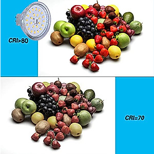 ukzboss mr16 led Bulb dimmable 120v 110V 5w 2700K Warm White Soft White Spot Light Equivalent to 50w Halogen Bulb for Tracking Light MR16 Fixture