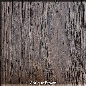 CC KITS Full-Size Conversion Kit Bed Rails for Evolur Cribs (Antique Brown)