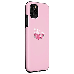 iPhone 11 Pro Max Miya - Custom Floral Phone Cover Pink Personalized Case