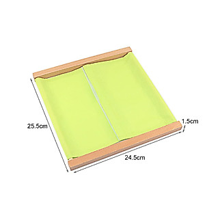 Gudong Montessori Children Toy Dressing Cloth 1 Lot= 12Pcs Life Skill Zipper Button Lace Bowknot Teaching Aids Learning Education Preschool Training (1)