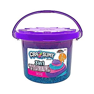 Cra-Z-Slimy Tricolor Tinsel Bucket