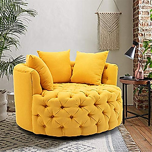 FANYE Oversized Power Lift Recliner Chair for Elderly W/Massage and Heat, 42.9", Yellow