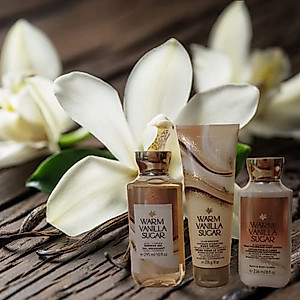 Bath & Body Works Warm Vanilla Sugar Body Set | Shower Gel, Body Lotion & Body Cream