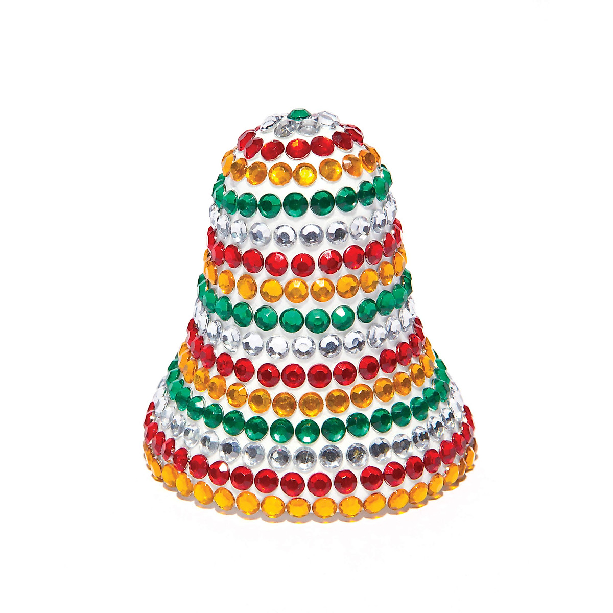 Baker Ross EF980 Festive Self Adhesive Gems - Pack of 900, Assorted Jewel Sticker Craft Embellishments for Kids Arts and Crafts Decorating