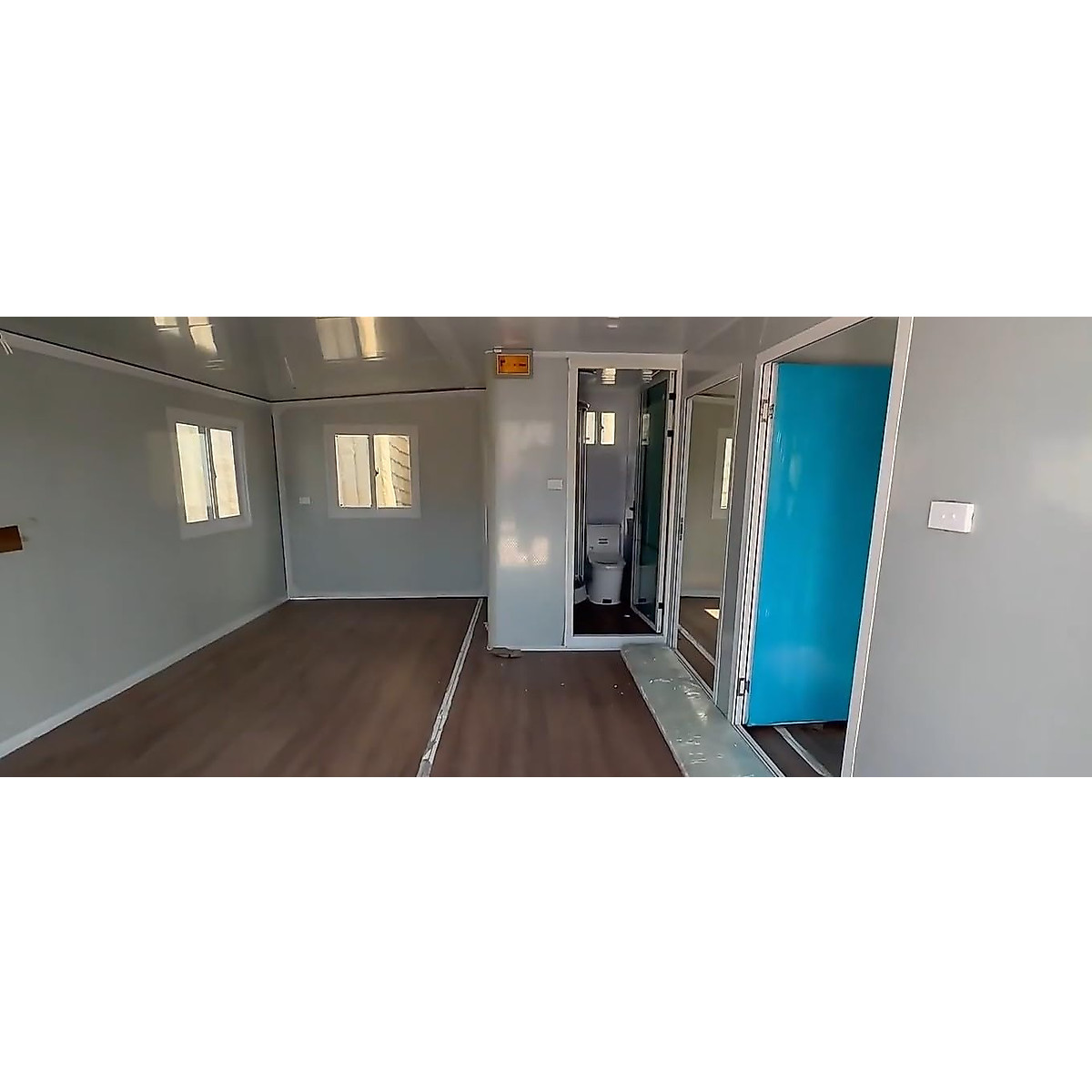 Modern Prefab Expandable Container House | Foldable & Portable Home | Steel Frame Double Glass Windows | Kitchen & Bathroom | 3 Rooms | Easy Assembly