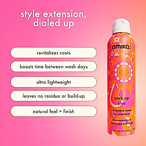 amika perk up plus extended clean dry shampoo, 1.8oz