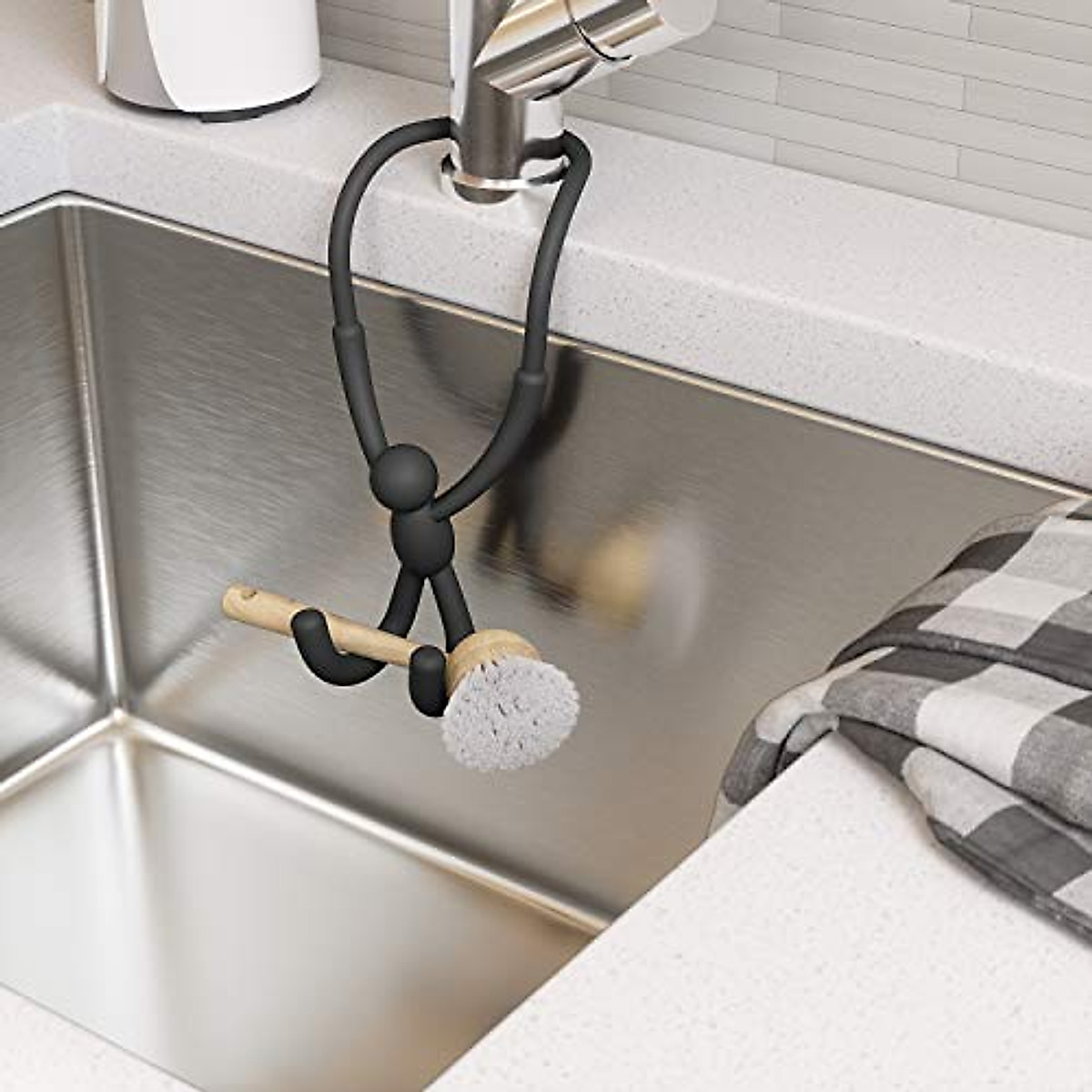 Umbra Buddy Flex Sink Caddy, Black