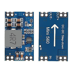Alinan 5pcs High Efficiency Output 12V 5A mini560 Step Down DC-DC Converter Voltage Regulator Buck Stabilized Power Supply Module