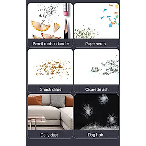 OIF Desktop Vacuum Cleaner, Table Vacuum Cleaner,Mini Table dust Sweeper Convenient Two AA Batteries Cordless&360º Rotatable Design for Keyboard/Home/School/Office