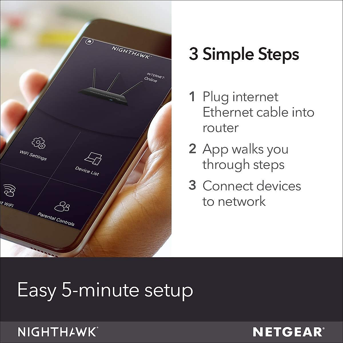 Netgear Renewed R8000-100NAR Nighthawk X6 AC3200 Tri-Band Gigabit Wi-Fi Router (Renewed)