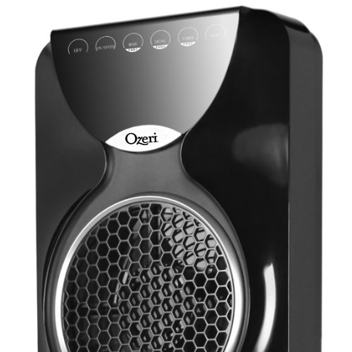 Ozeri 3X Tower Fan (44") with Bluetooth and Passive Noise Reduction Technology, Black