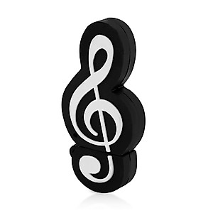 Usbkingdom 64GB USB 2.0 Flash Drive Cartoon Musical Note Shape Pen Thumb Drives Memory Stick Flashdrive Data Storage for Music Fans
