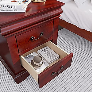 ACME Furniture Louis Philippe Nightstand, Cherry, One Size