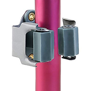 TIHOOD 5PCS Mop and Broom Holder/Bathroom Storage Organizer Mop Hanger/Wall Mounted Garden Storage Rack with Screws