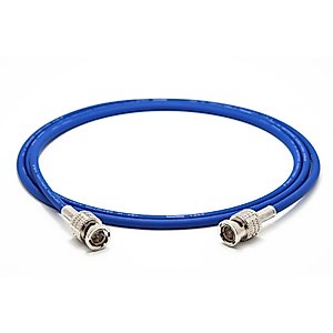 enoaudio Mogami 2964 Digital Coaxial Cable 75 Ohm Word Clock, SDI, HDTV DH | Canare Gold BNC | HiFi - 1.64 ft / 0.5 m