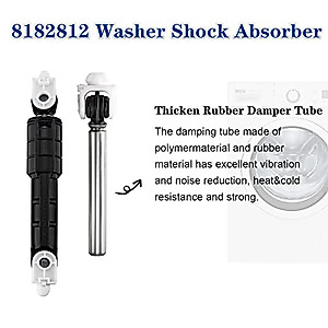 W10822553 8182812 Washer Shock Absorber Replacement for Amana Kenmore Whirlpool Duet Shock Absorbers Replace W10015830 W10261477 W10822553VP AP5985209 PS11723173 (4 Pack) 5-YEARS WARRANTY