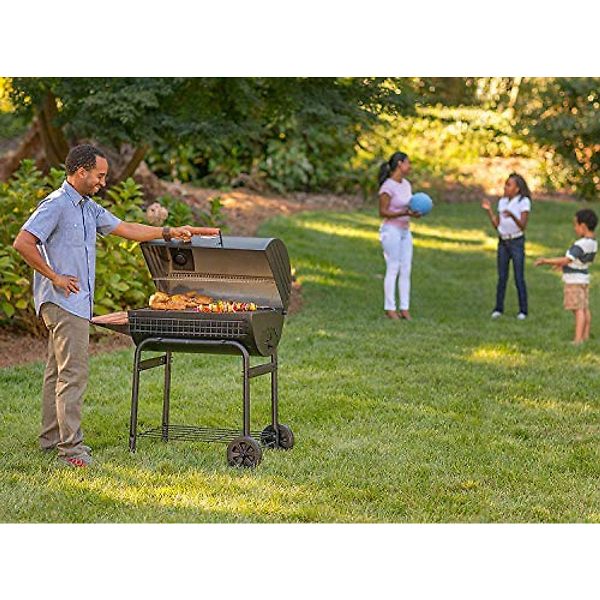 DcYourHome 27 inch Ash Pan/Drip Pan for Chargriller 1224, 1324, 1321, 1329, 2121, 2222, 2727, 2828, 2929, E1224, Charcoal grill, Charbroil 17302056, Char-Griller Ash Pan/fire grate Replacement Parts