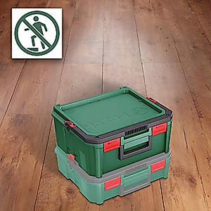 Bosch Home and Garden 1600A01SR4 Power Tools, SystemBox |Size M, Compatible with Bosch Accessory Box Small and Medium, in Sleeve, Green, M