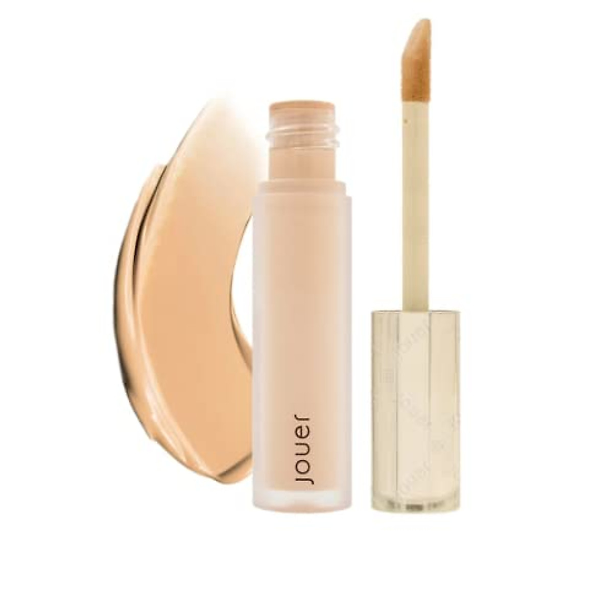 Jouer Essential High Coverage Liquid Concealer - Soft Matte Finish - 25 Shades - Healthy Ingredients - Paraben, Gluten & Cruelty Free - Vegan Friendly,Amber- Dark Skin with Golden Undertones