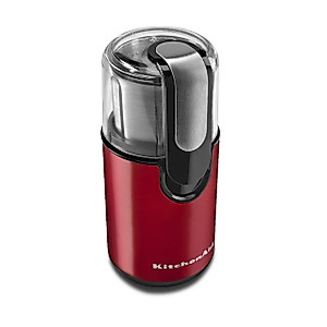 KitchenAid BCG111ER Blade Coffee Grinder - Empire Red, 4 oz