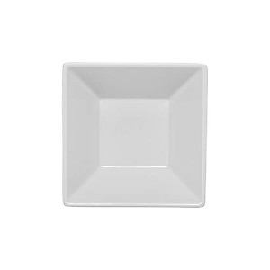 G.E.T. ML-238-W 14 oz., 5" White Square Bowl, Break Resistant, Siciliano (Qty,1)