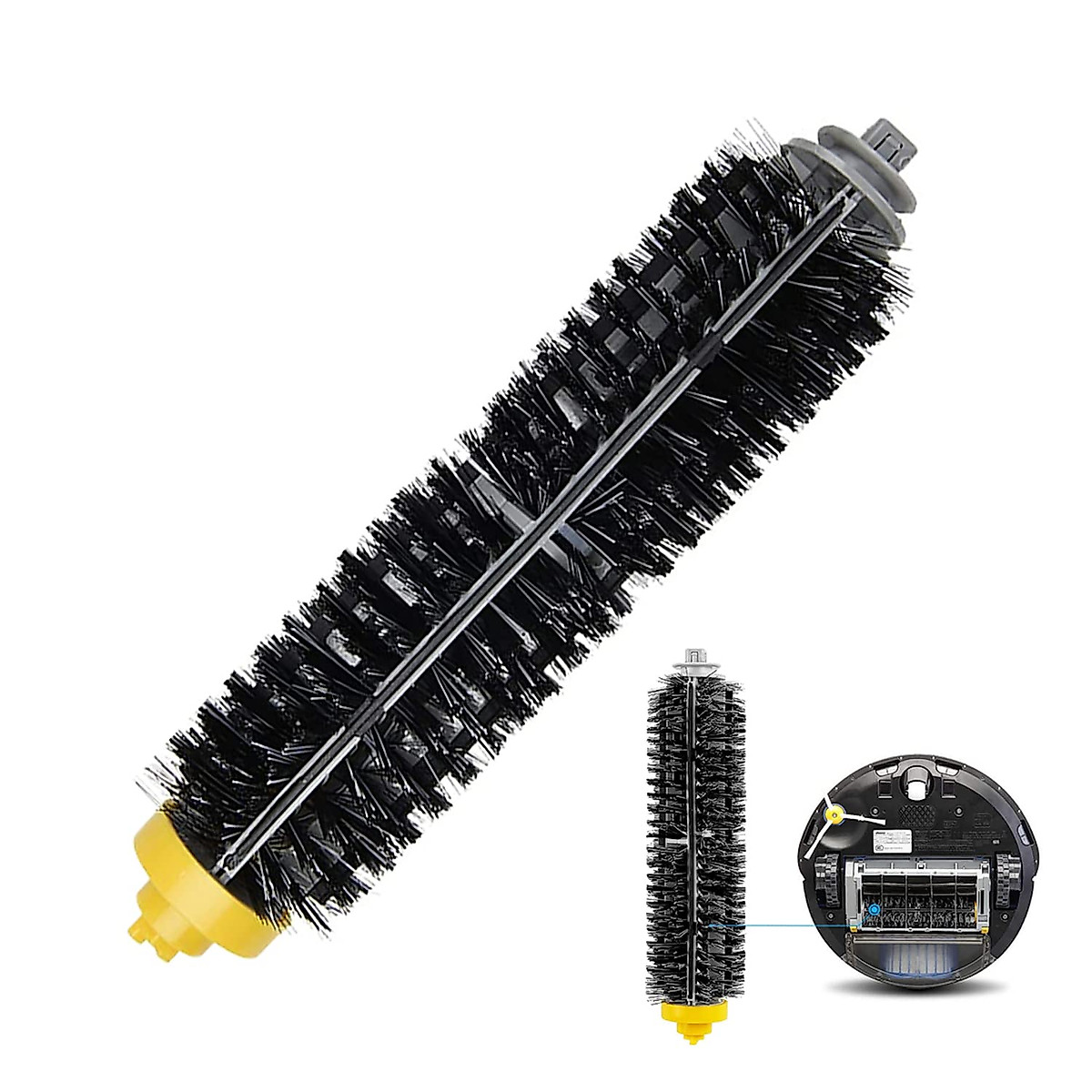 PELLYDA Replacement Parts for IRobot Roomba 600&700 Series,Roomba 614 620 630 635 640 645 650 655 660 675 680 690 695 760 770 780 Vacuum Cleaner(3 Sets Replacement Bristle & Flexible Beater Brushes)